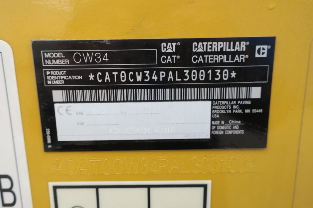 Caterpillar CW34 2016 | United Equipment
